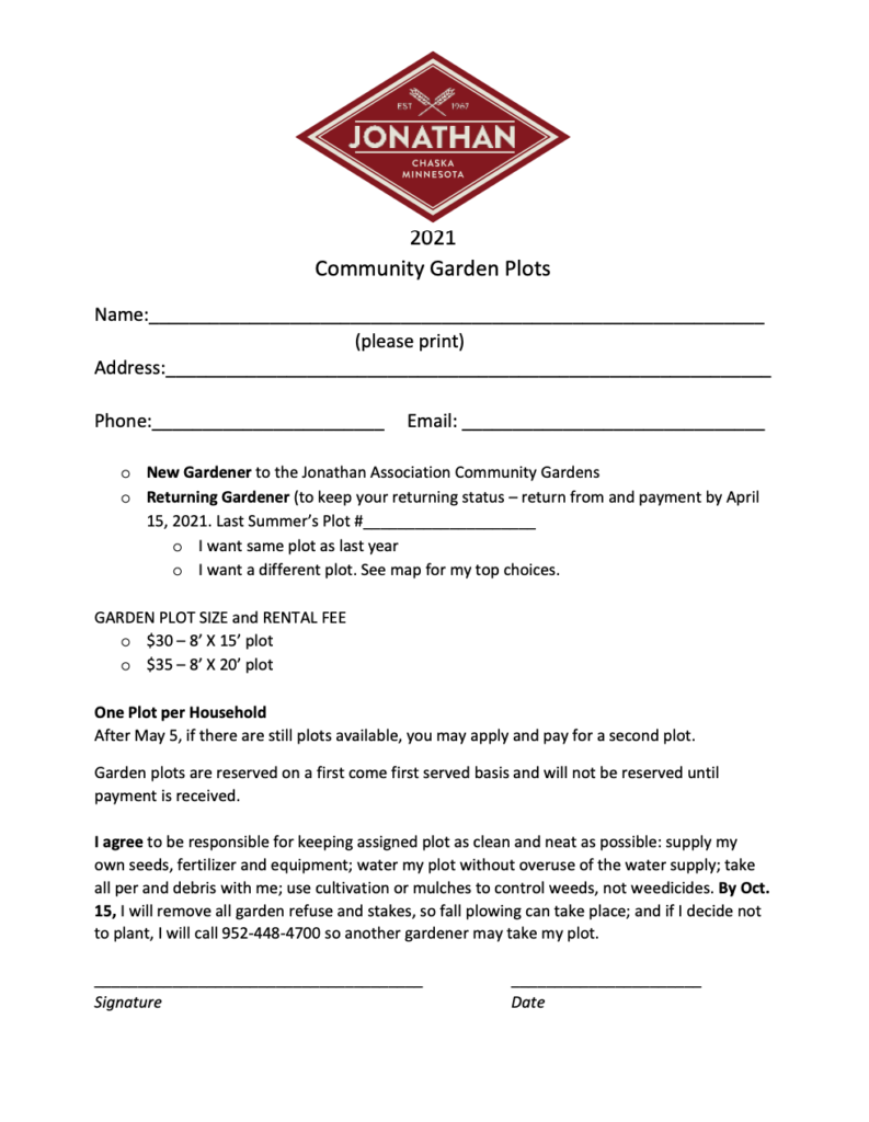 Community Gardens | Jonathan Association Chaska